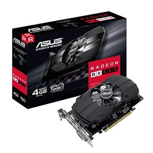 Placa de video pci-e ati rx 550 de 4gb ddr5 ph-rx550-4g-m7 asus ...