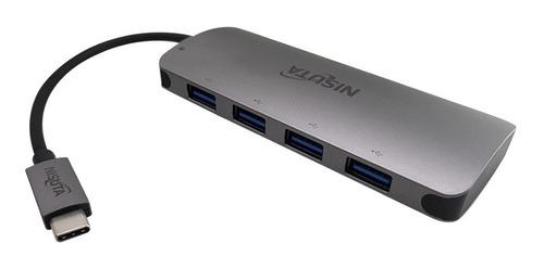 Hub usb type-c 3.1 a 4 puertos usb 3.0 nisuta ns-uh043c :: Santa Fe Computación