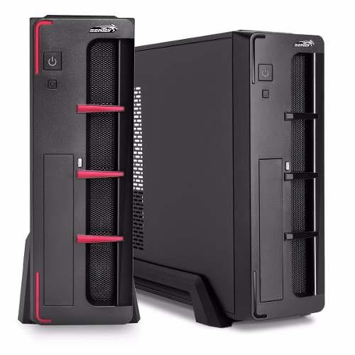 Gabinete sentey ss1-2429w slim black/white fuente 450w :: Santa Fe ...